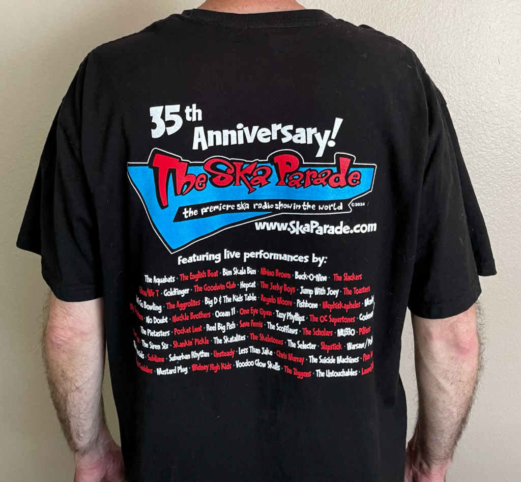 Ska Parade T-shirt 35th Anniversary (black version – NEW!) – SkaParade